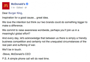 How fast food companies can save the world (lessons from the McWhopper ...